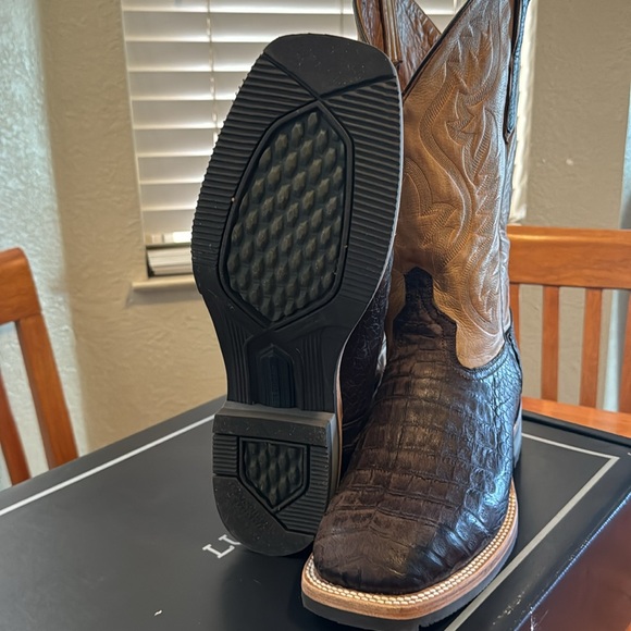 Lucchese | Shoes | Lucchese Rowdy Caiman Barn Boot | Poshmark